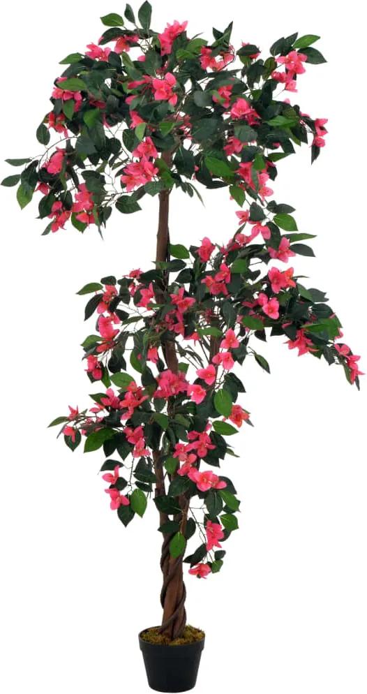 Umělá rostlina rododendron s květináčem - 165 cm | růžová
