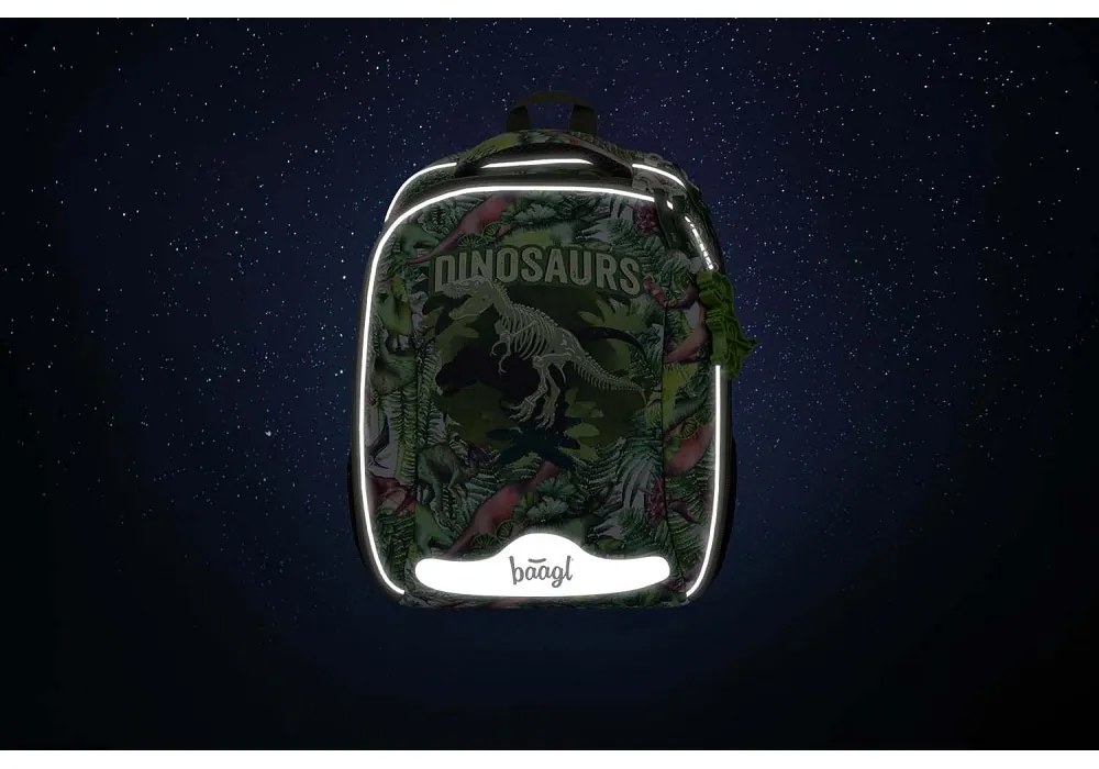 BAAGL Školní aktovka Shelly Dinosaurs