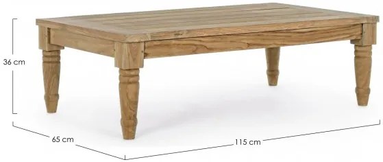 BIZZOTTO konferenční stolek KARUBA 115x65 cm 0806097