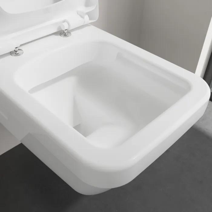 VILLEROY & BOCH Villeroy &amp; Boch ARCHITECTURA - WC mísa beztrámová, 530x370x316 mm, závěsný model, DirectFlush, bílá alpin 5685R001