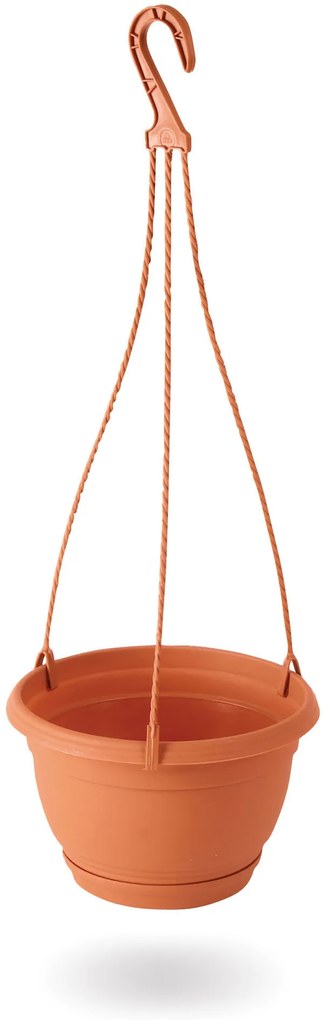 PRO Květináč závěsný AGRO terakota 18cm+HÁK