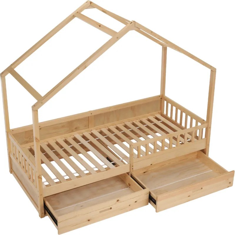Postel Montessori BIANKA, 90x200, masiv přírodní Kondela 0000396818