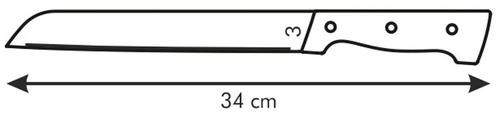 TESCOMA Nůž na chléb HOME PROFI 21 cm