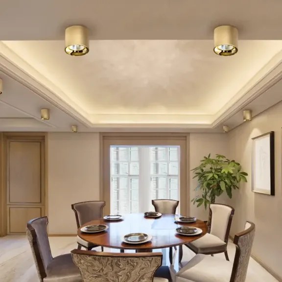 LED bodové světlo Mane 30W zlaté