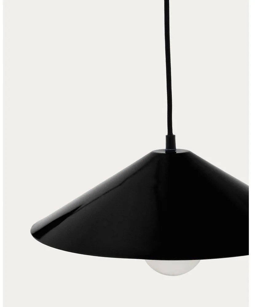 Černé nástěnné svítidlo ø 35 cm Kally – Kave Home