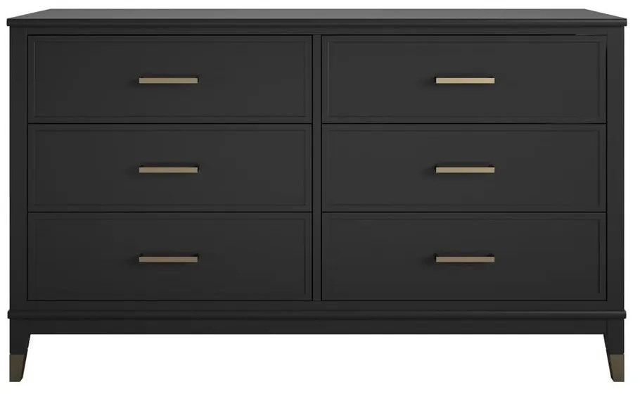 Černá komoda 144x85x41 cm Westerleigh – Støraa