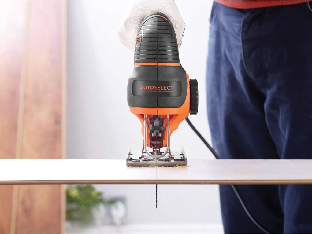 Přímočará pila Black+Decker KS801SE AutoSelect, 550W, prořez 80mm