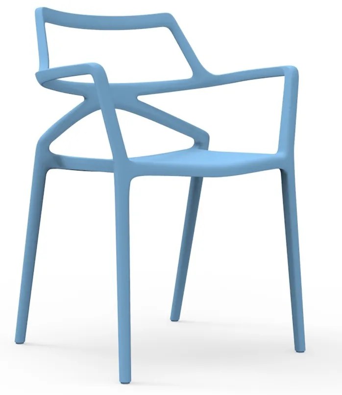 VONDOM - Židle DELTA - modrá