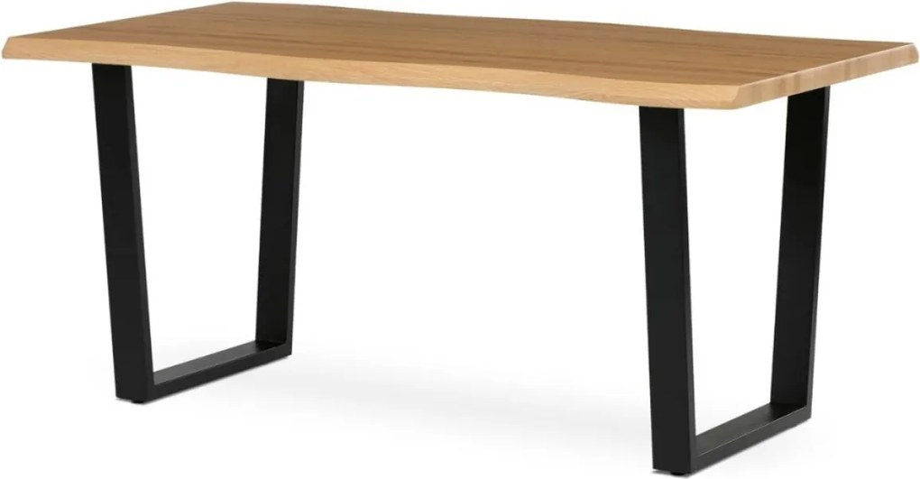 Vikio Stůl jídelní 180x90 divoký dub kovové nohy AJS151D