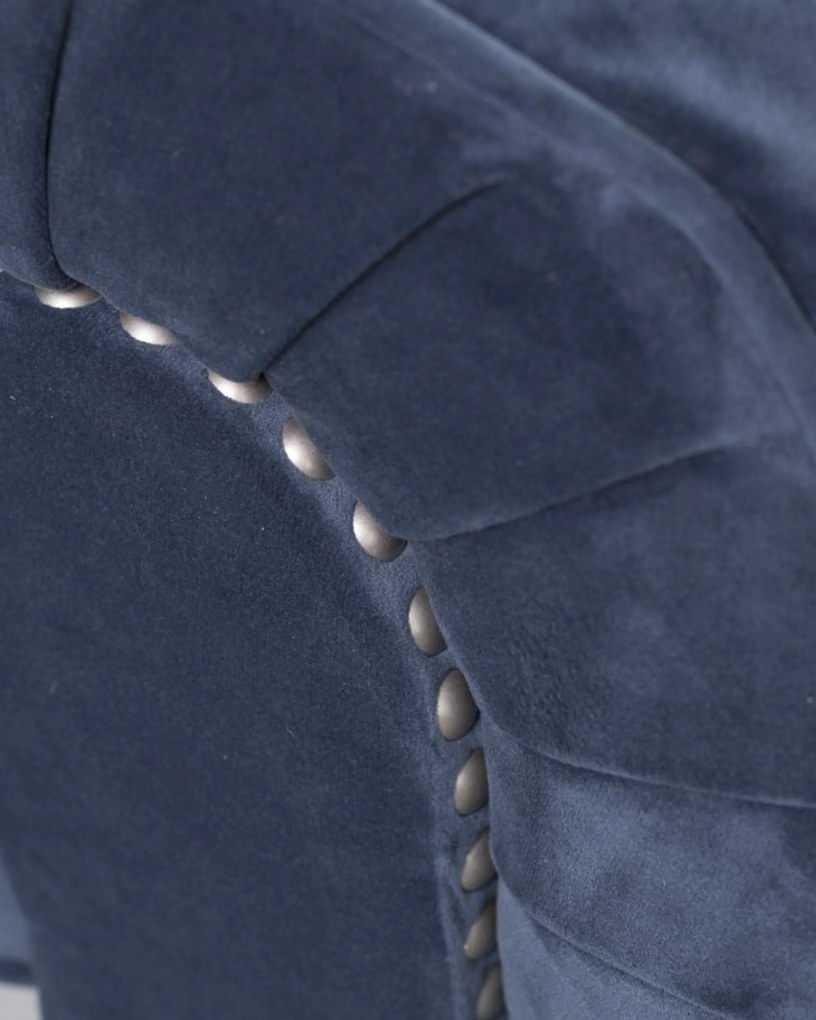 Křeslo Chesterfield Classic Velvet Midnight 118x96x77cm