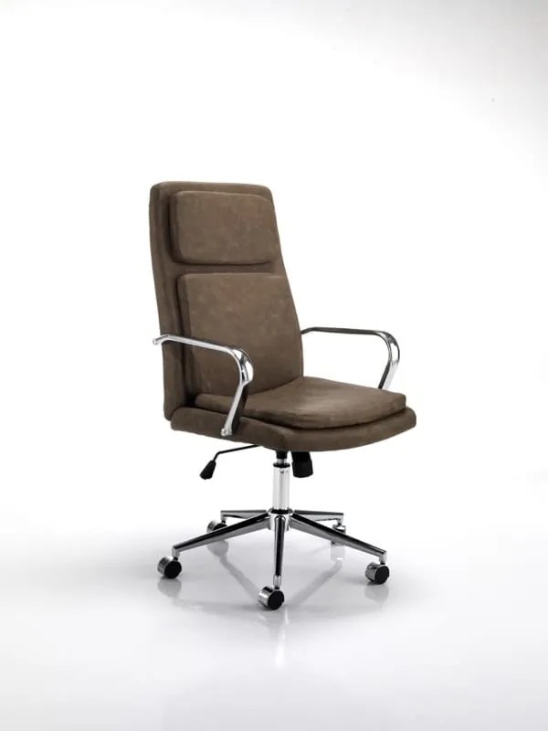 Tomasucci Kancelářská židle PRESTIGE BROWN 110/120x59x70cm,hnědá