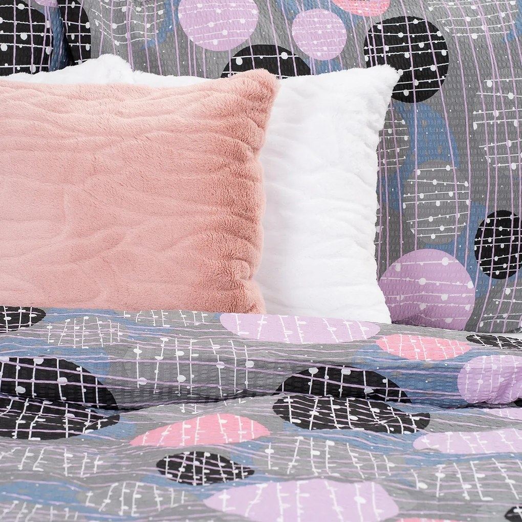 4Home Krepové povlečení Pink illusion, 160 x 200 cm, 70 x 80 cm