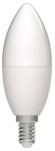 Prémiová LED žárovka svíčka E14 6,5W 806lm, studená, ekv. 60W, 3 roky