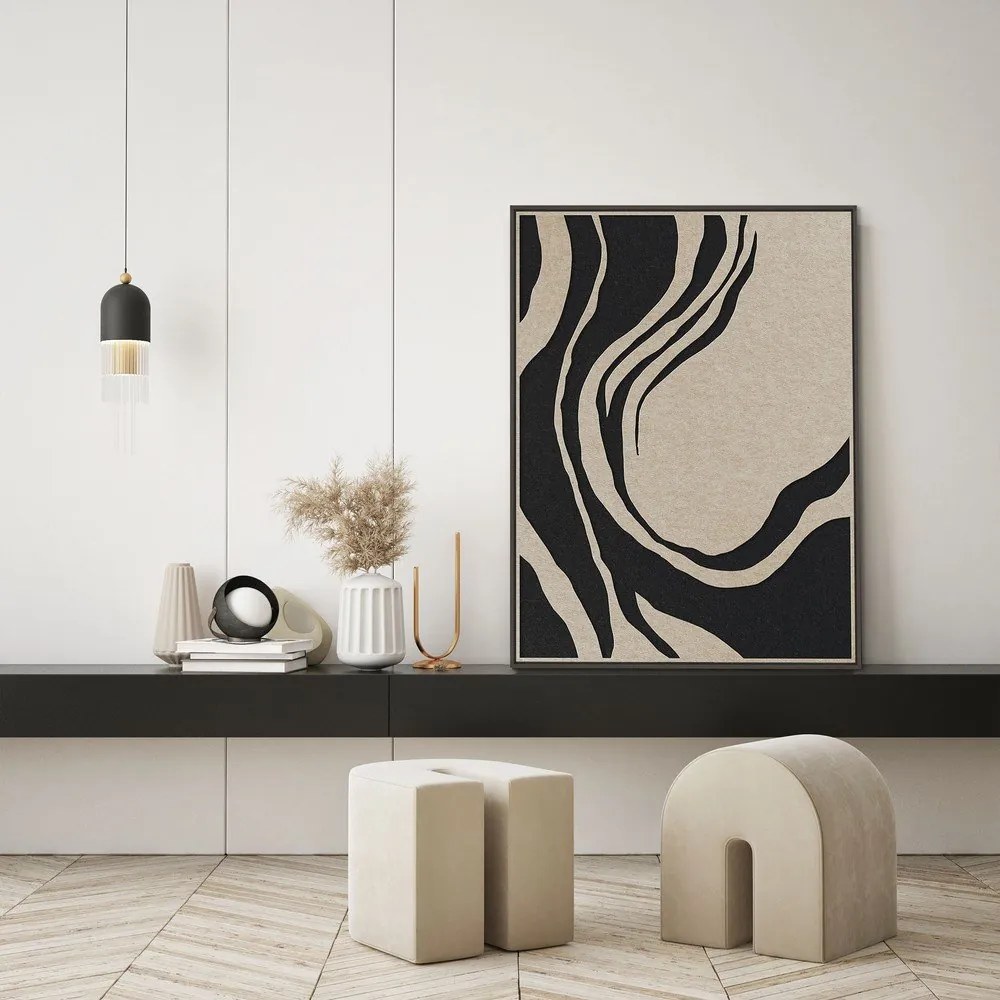 3D obraz s rámem/akustický 90x120 cm Sacred Silence 2 – Malerifabrikken