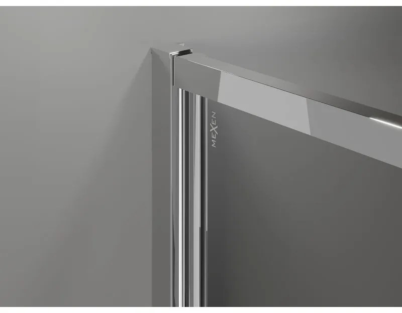 Mexen Exo, 1-křídlé dveře do otvoru 95x200 cm, 6mm čiré sklo, chromový profil, 817-095-000-01-00