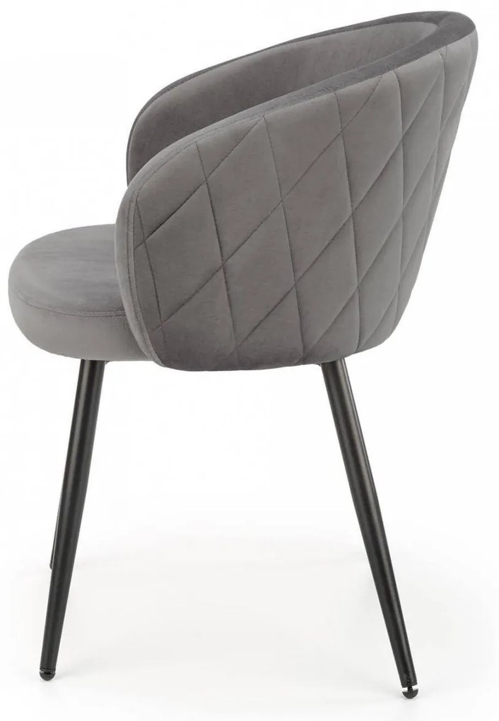 Čalouněná židle K-430 šedá