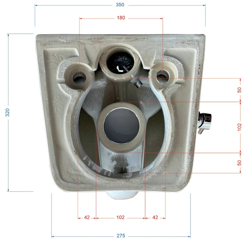 Závěsná WC mísa s funkcí bidetu UpTrend Orion , včetně sedátka