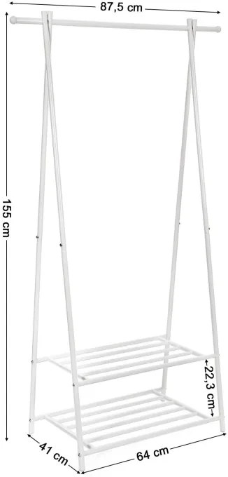 Závěsný stojan s botníkem HSR05W