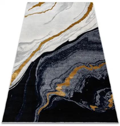 Dywany Luszczow Kusový koberec EMERALD EXCLUSIVE 1017 mramor tmavě modrý / zlato Rozměr koberce: 180 x 270 cm