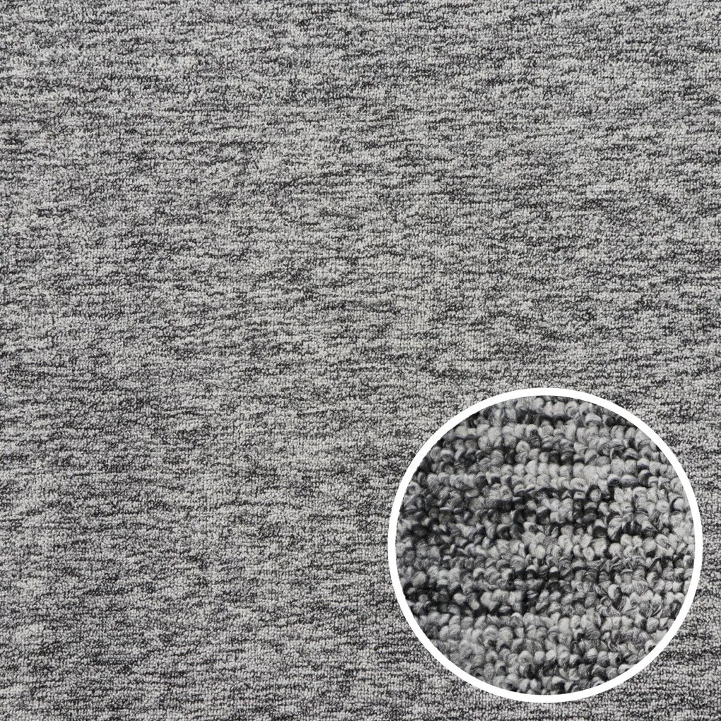 Spoltex, Metrážový koberec Artik New 025 šedý, na míru, šíře 1m,2m, šedá, filc, chodba / předsíň