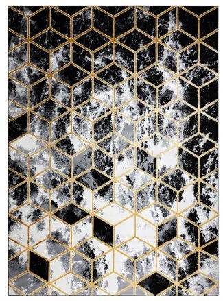 Koberec moderni 3D GLOSS 409A 82 Krychle stylový, glamour, art deco