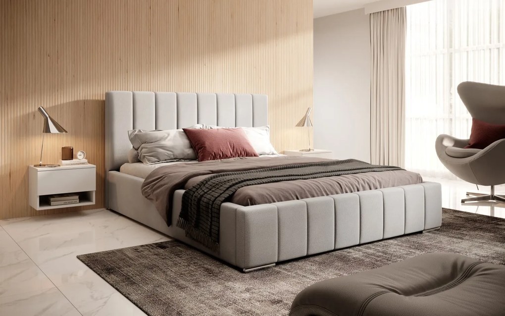 Postel MODEL 10 140x200 tmavěbéžová - MAGIC VELVET 2240