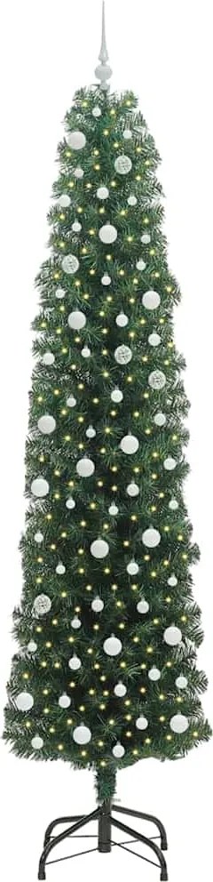 Umělý vánoční stromeček Zelená 240 cm PVC, ocel a plast 3394972