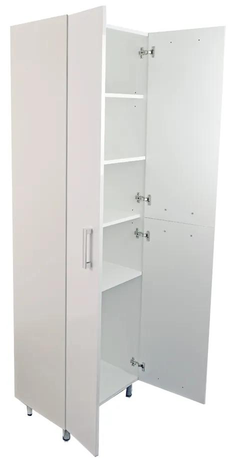 BPS-koupelny Doplňková koupelnová skříňka vysoká Luka V 55 s úložným prostorem na vysoké věci