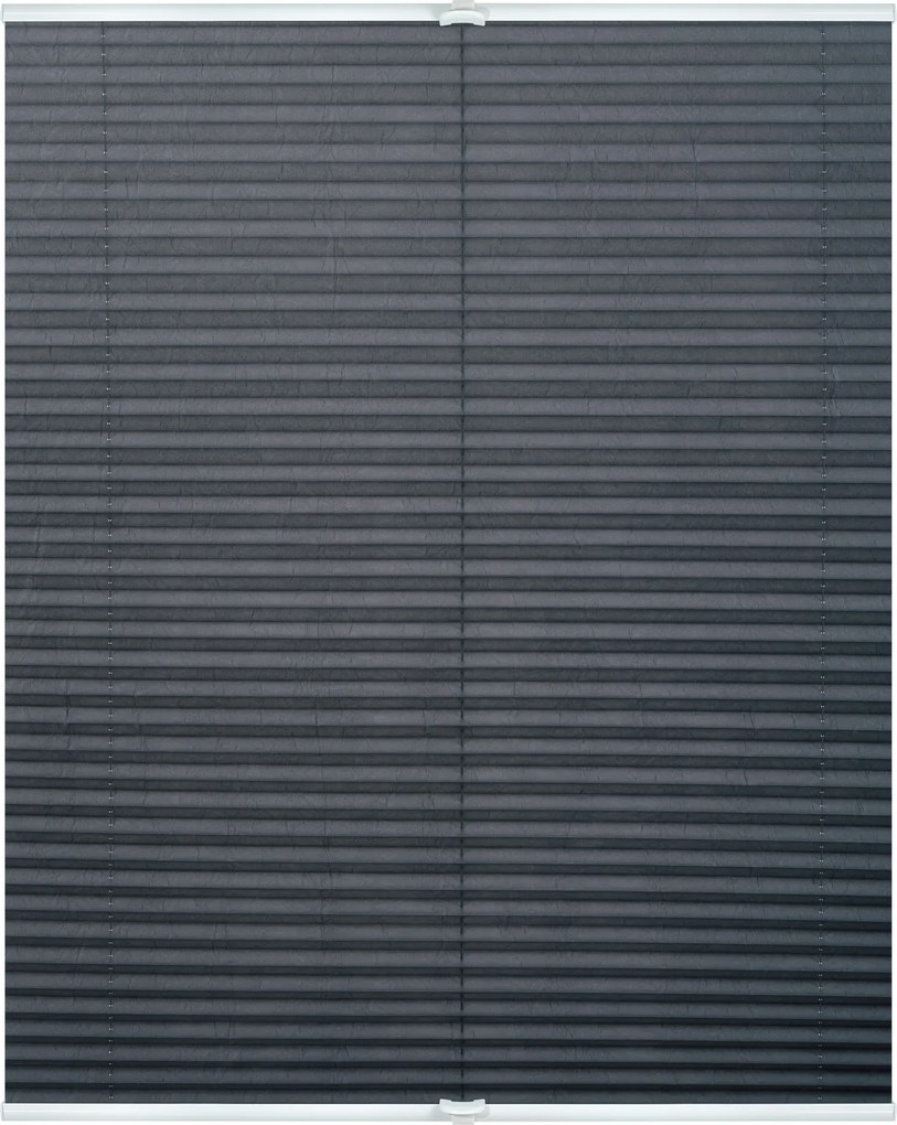 Lichtblick Plissee Klemmfix, bez vrtání, napnuté, od 45 x 130 cm (šedá, 95 x 130 cm)
