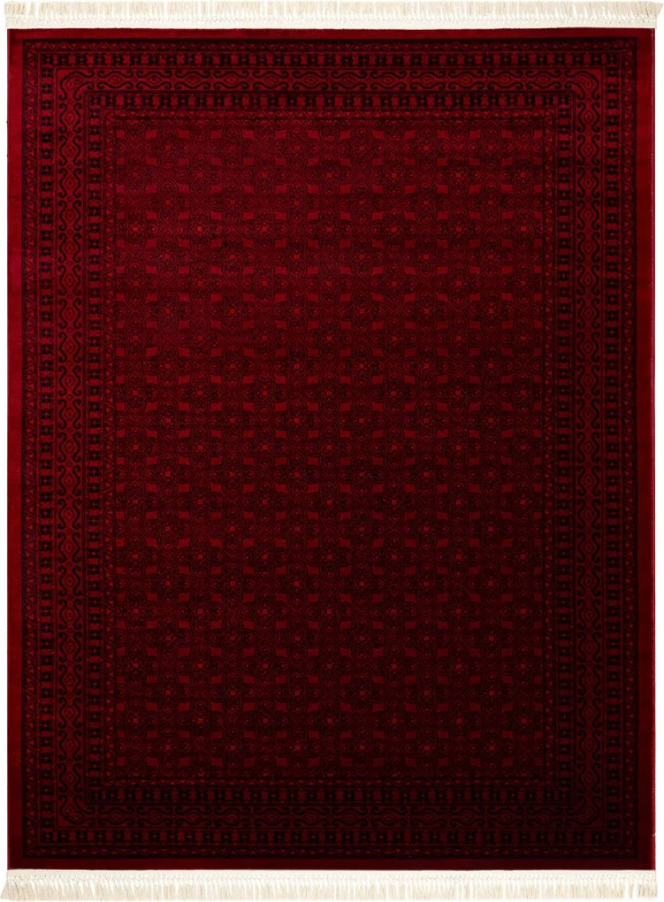 Dywany Łuszczów, Kusový koberec Orient 2958 vínový, 200x290, červená, kancelář