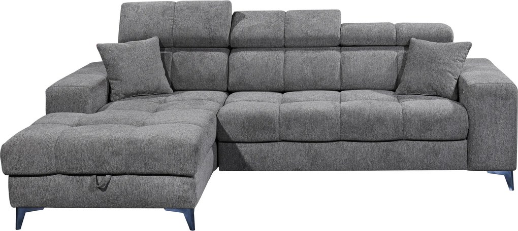 XXXLutz ROHOVÁ SEDAČKA, textil, antracitová MID.YOU - Sedací soupravy - 002220047410