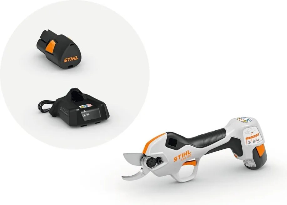 STIHL AKU nůžky ASA 20 SET (akumulátor AS 2 + nabíječka AL 1)