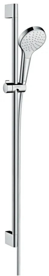 Hansgrohe Croma Select S, sprchová sada 1jet se sprchovou tyčí 90 cm, bílá/chromová, HAN-26574400