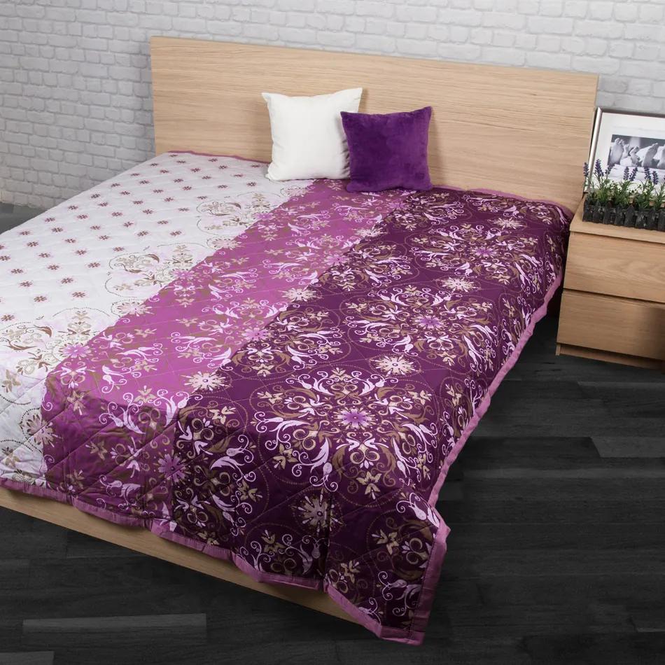 Přehoz na postel Alberica fialová
