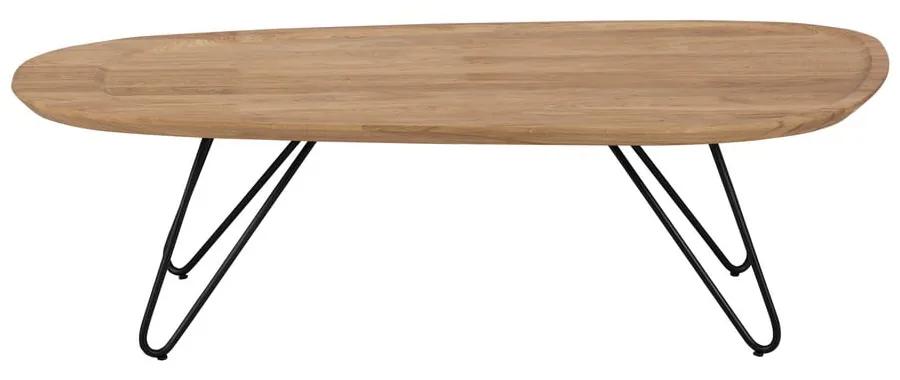 Odkládací stolek s deskou z dubového dřeva Windsor &amp; Co Sofas Elipse, 130 x 68 cm