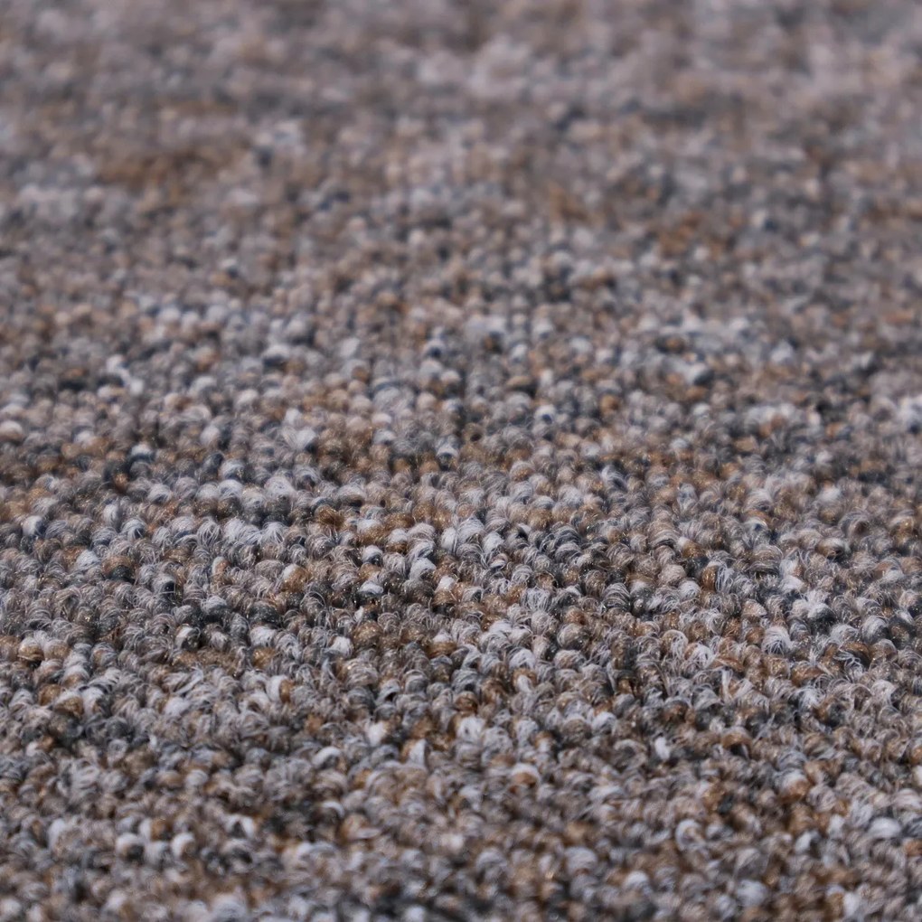 Condor Carpets, Metrážový koberec Classica 192, zátěžový, na míru, šíře 4m,5m, hnědá, ab (mřížka), chodba / předsíň