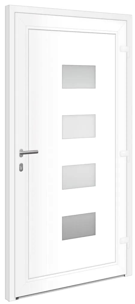 Vchodové dveře antracitové 110 x 210 cm hliník a PVC,  3157070