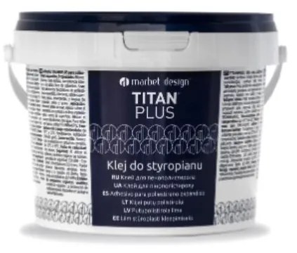 IMPOL TRADE lepidlo na polystyren TITAN PLUS kbelík 1,5kg bílý