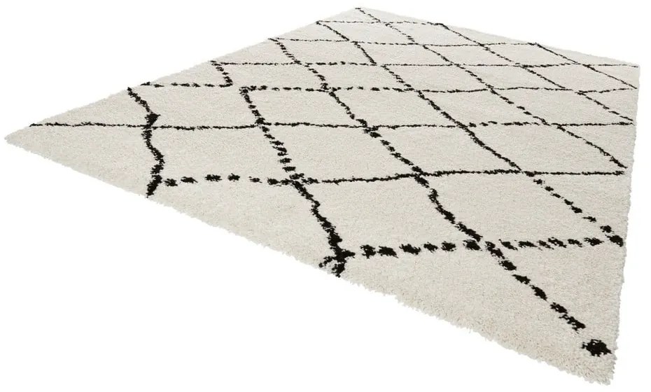 Béžovo-černý koberec Mint Rugs Hash, 160 x 230 cm