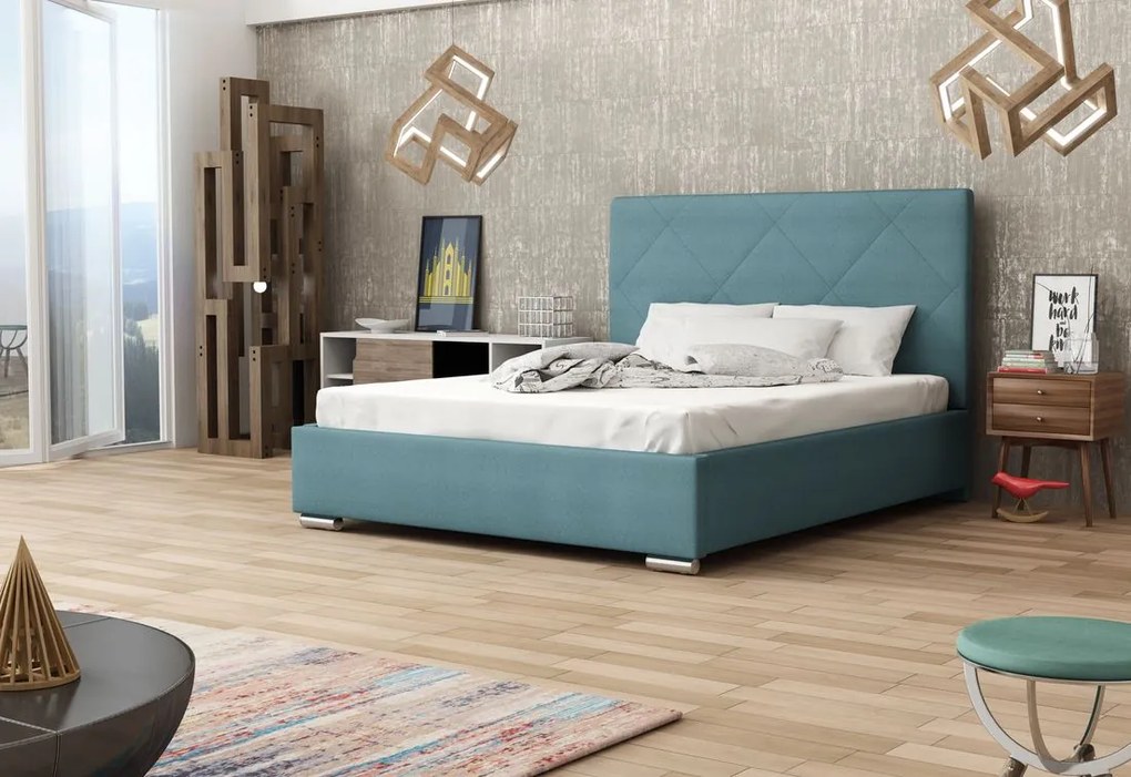 Čalouněná postel Fox 5 180 x 200 cm + matrace + rošt