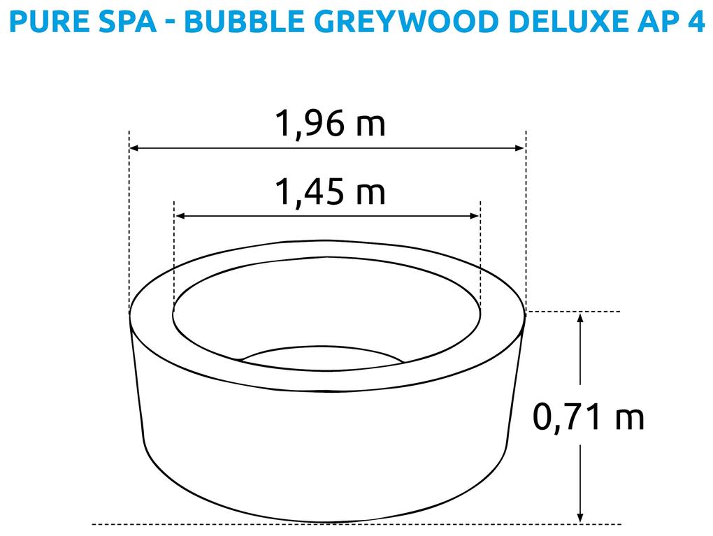 Intex 28440 Purespa Greywood Deluxe HWS 800