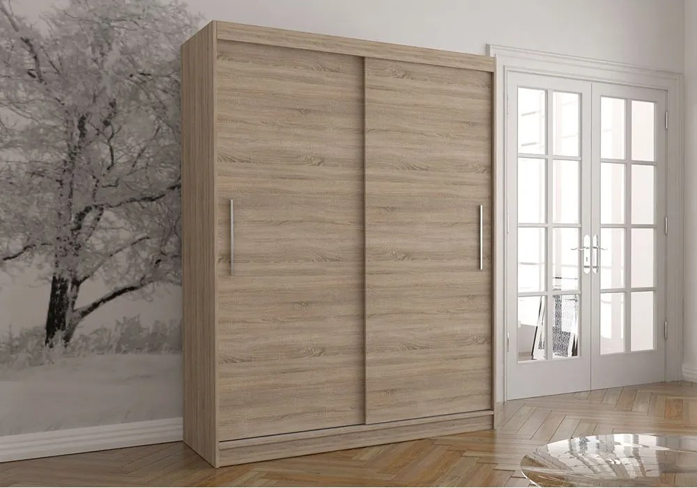 IDZ Šatní skříň Neomi 04 (150 cm) Barva dřeva: Sonoma