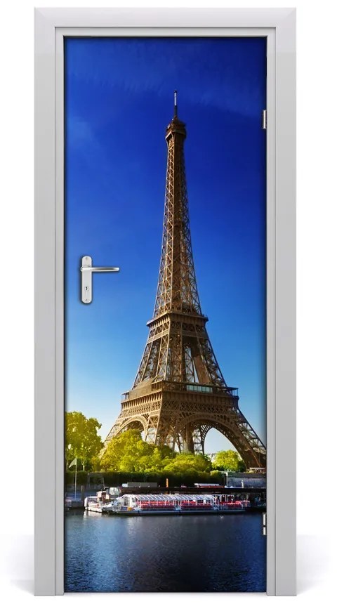 Fototapeta samolepící na dveře Eiffelova věž 75x205cm