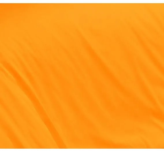 Brotex Oranžové saténové prostěradlo 140x230 plachta bez gumy
