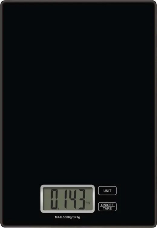 Kuchyňská váha EMOS EV014B, digitální, 5 kg, černá