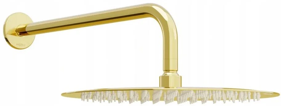 Mexen KAI, podomítkové rameno 40cm + sprchová hlavice 30cm, zlatá, 79230-50 + 79211-50