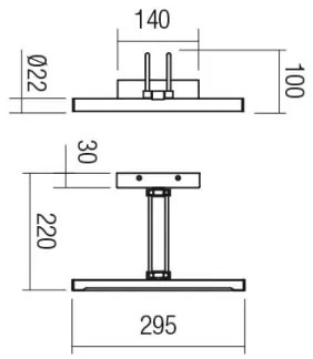 Redo 01-3468 - LED Obrazové svítidlo IKON LED/7,3W/230V 29,5 cm CRI 92 bílá
