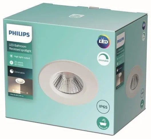 Philips - LED Stmívatelné koupelnové svítidlo DIVE LED/5,5W/230V 2700K IP65