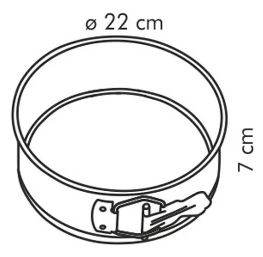 TESCOMA Forma na dort rozkládací DELÍCIA ø 22 cm