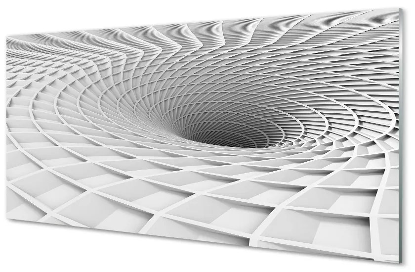 akrylový obraz 3d geometrický násypka 125x50 cm